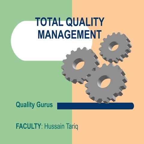 Quality gurus | PPT