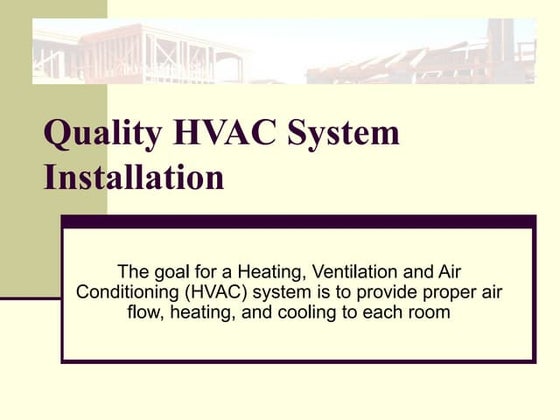 HVAC Systems | PDF | Home & Garden