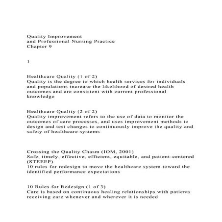 Quality Improvement and Professional Nursing Practice Chapte.docx