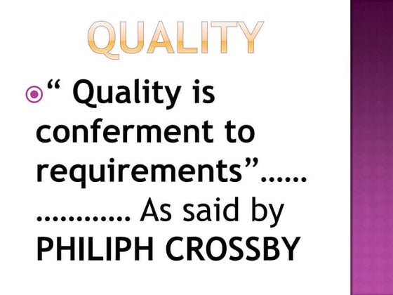 Quality Guru Philip B. Crosby’s Management Principles | PPT