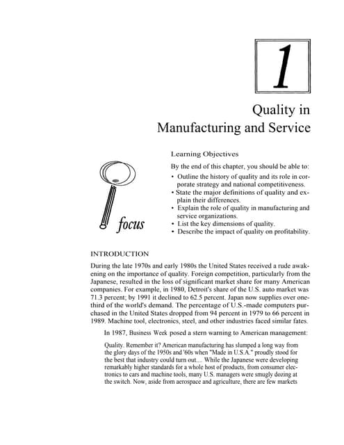 History of Quality Management | PPTX