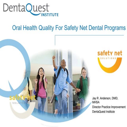 Oral Health Quality for Safety Net Dental Programs | PDF | Dental ...