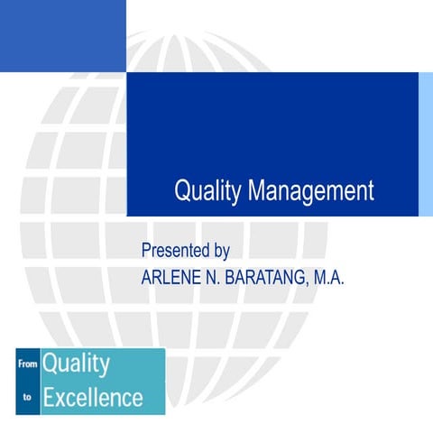 Quality management | PPT