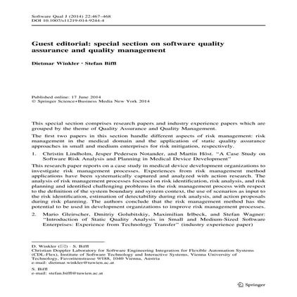 Quality management | PDF | Computer Software and Applications | Computing