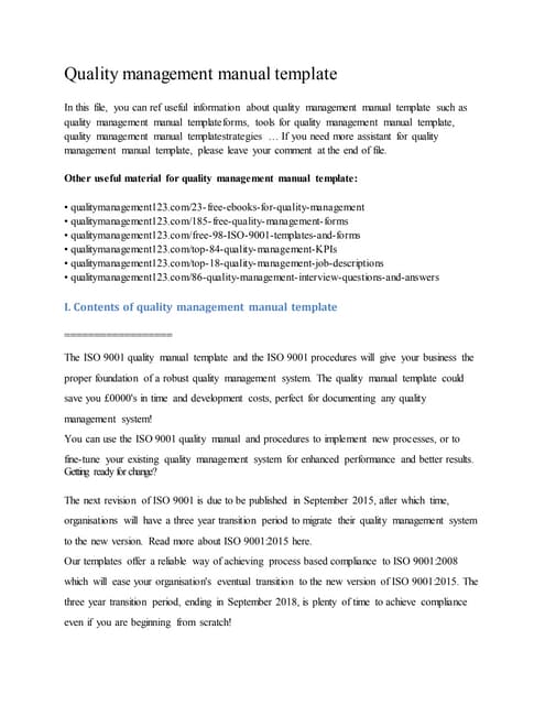 Quality management approaches | PDF