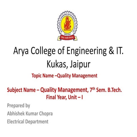 Quality Management ppt 1 for RTU Kota.pdf