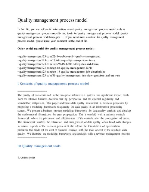 Iso 9001 quality management | PDF