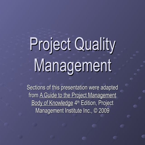 QualityManagementSlides.pptasdasdasdasda | PPT