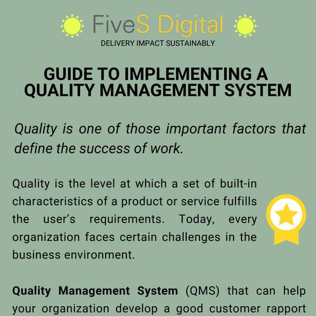 Quality management system improve your performance | PDF