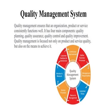 Quality Management System | PPTX