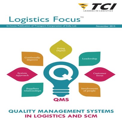 Quality Management Systems In Logistics And Supply Chain - TCI ...