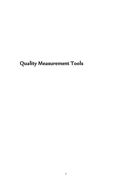 7 QC Tools training presentation | PDF
