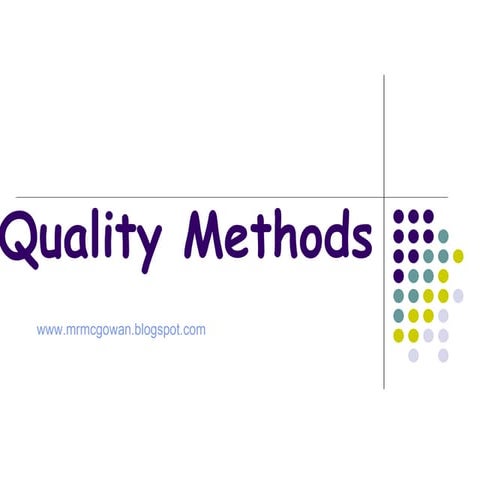 Introduction tools used for quality improvement