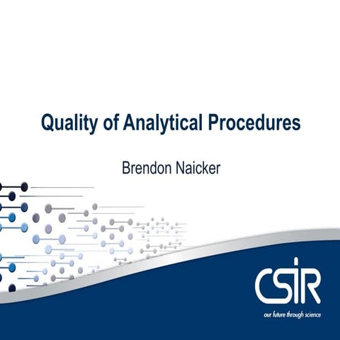 Analytical Errors And Validation Of Analytical Procedures Pdf
