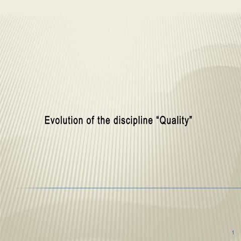 Quality paradigm | PPT