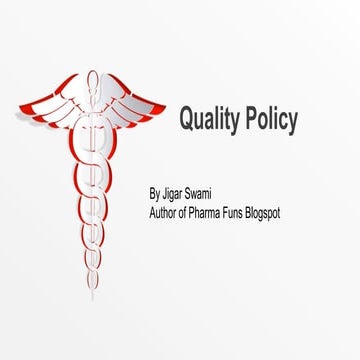 Quality Policy | PPTX