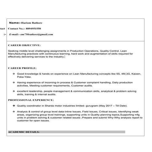 Azaz CV(Updated) | DOC