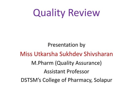 Quality assurance organization and personnel .pptx