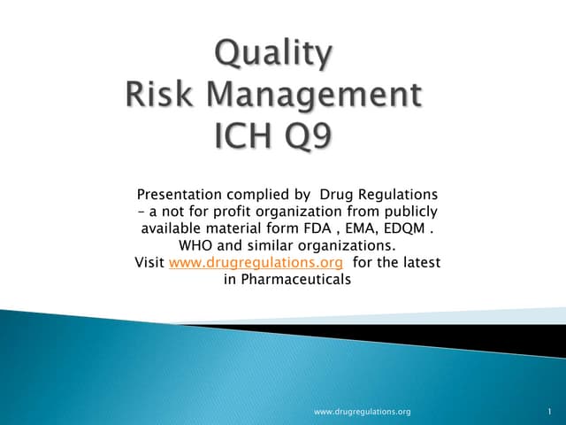 Quality Risk Management | PPTX