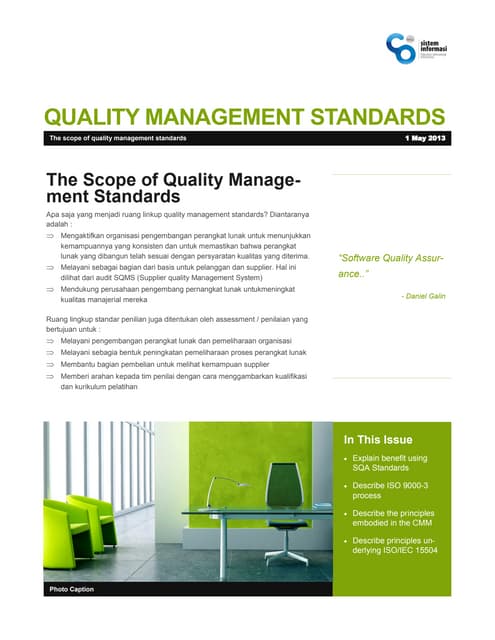 Quality management standards | PPT