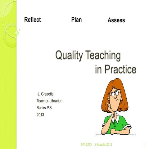 Quality teaching tl1 | PPTX