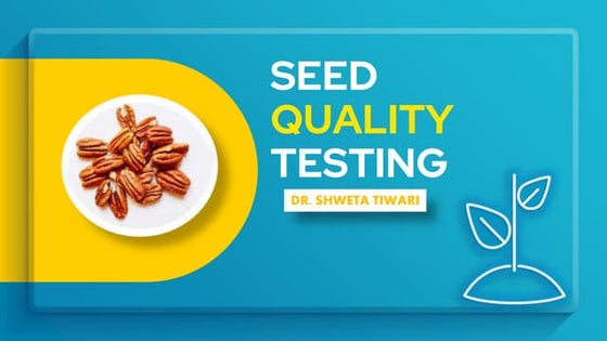 Seed sampling and testing | PPT