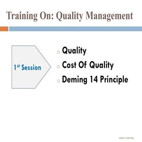 Quality tools 1st session (pdf) | PDF