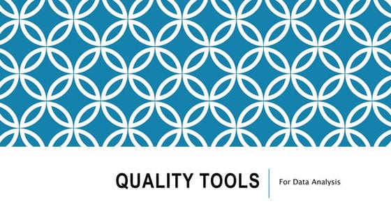 7 tools of quality | PPTX | Science