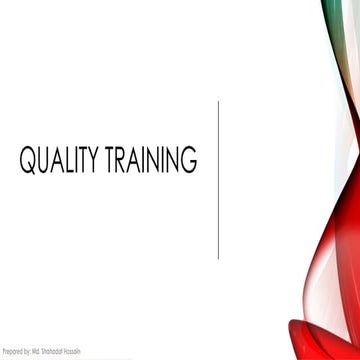 Training PPT for Quality Management System. | PPTX