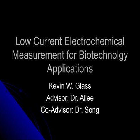 Kevin Glass Doctoral Qualifying Exam | PPT