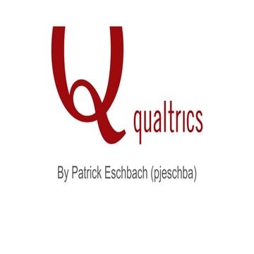 Qualtrics company preso | PPT