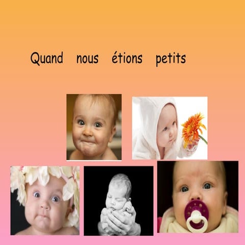 Quand j'étais petit | PPT