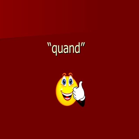 Pendant le weekend | PPT