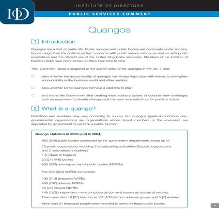 Quangos | PDF