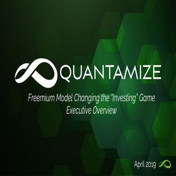 Quantamize - Freemium Model Changing the "Investing" Game | PDF