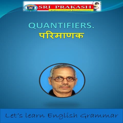 Quantifiers. | PPTX