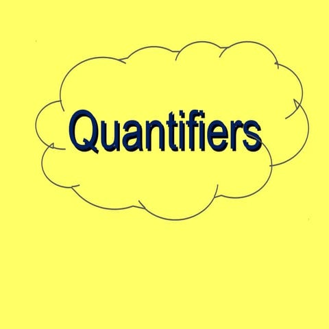 Quantifiers | PPTX