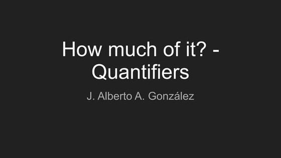 Some, any and quantifiers. Basic explanation | PPT