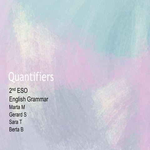 Quantifiers 6 | PPT