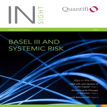 Quantifi newsletter - Insight 2011-Q1 | PDF
