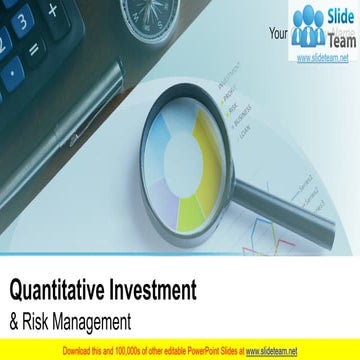 Quantitative Investment And Risk Management PowerPoint Presentation ...