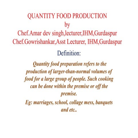 quantity food production.ppt