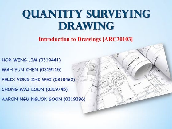 QUANTITY SURVEYING | PPTX | Civil Engineering Industry | Industries