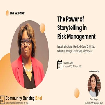The Power of Storytelling in Risk Management | PPTX