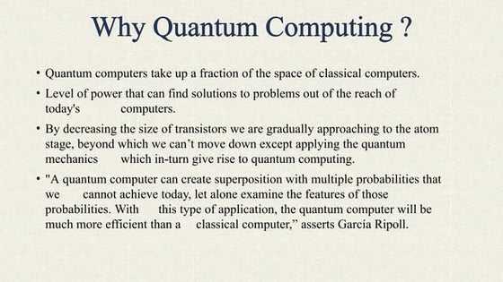 Quantum Computing.pptx | Physics | Science