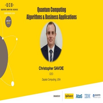 Quantum Computing Algorithm And New Business Applications Ppt