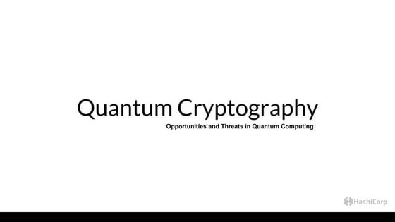 Post Quantum Cryptography: Technical Overview | PPT
