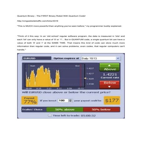 Binary Quantum That You Millions | DOCX | Technology & Computing