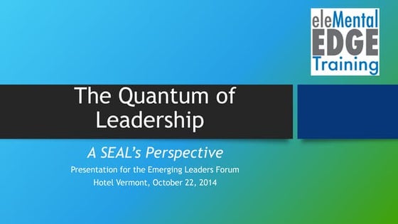 Quantum Leadership | PDF