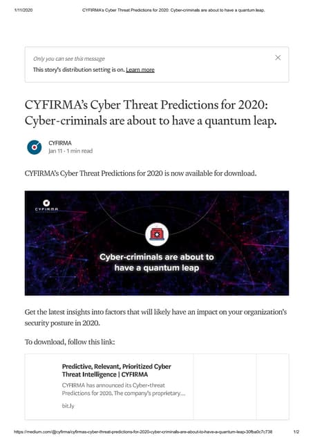 CYFIRMA and CAP v2.0 | PPT